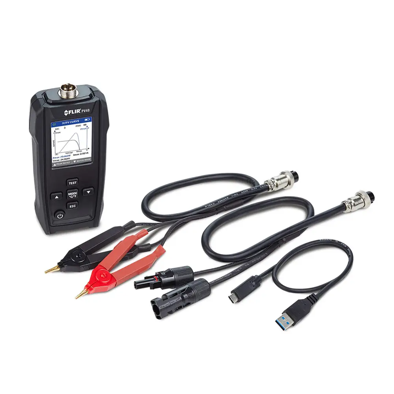 FLIR PV48 I-V Curve Tracer and Solar Photovoltaic Panel Tester with Te ...